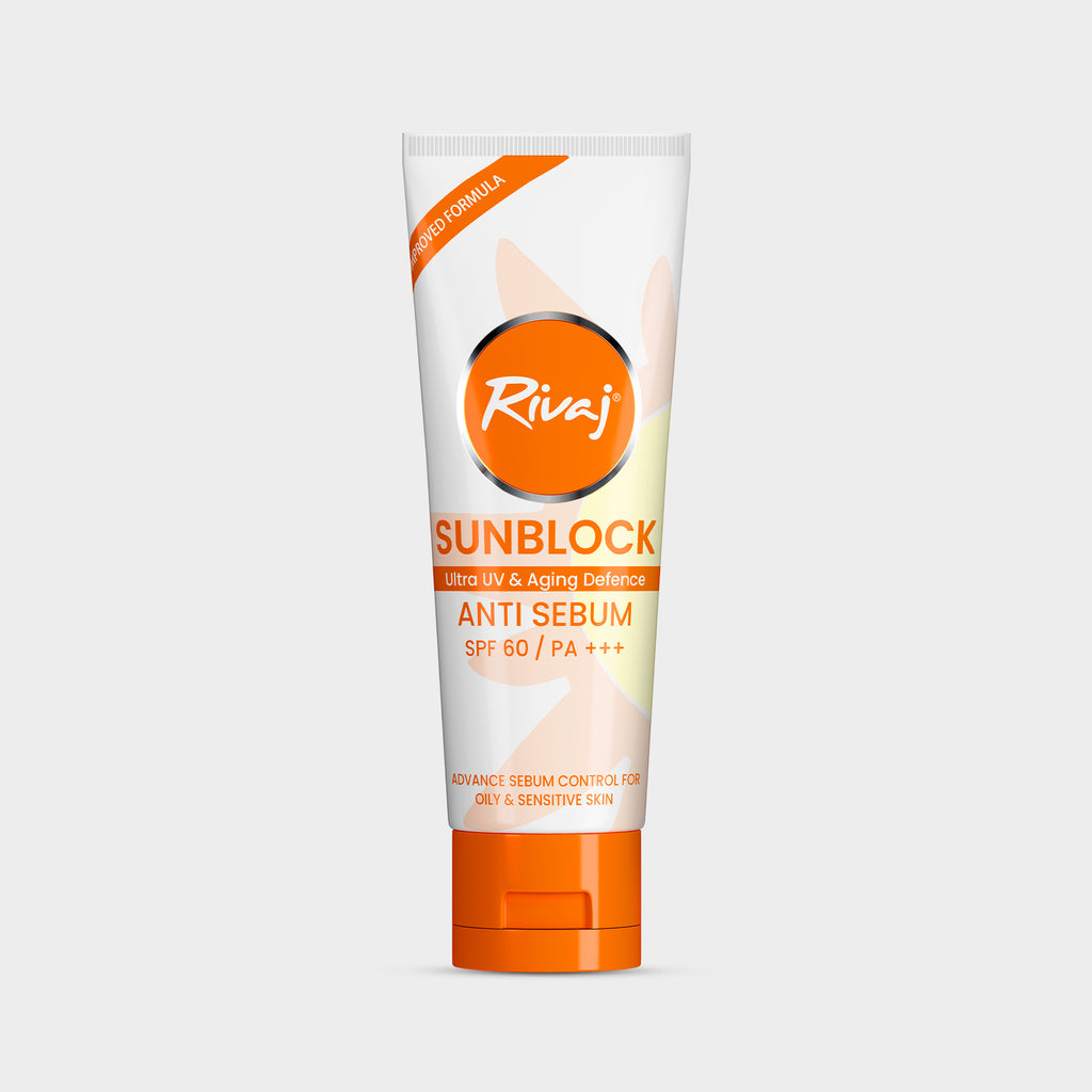 Sunblock Anti-Sebum SPF60 (40ml) – Rivaj
